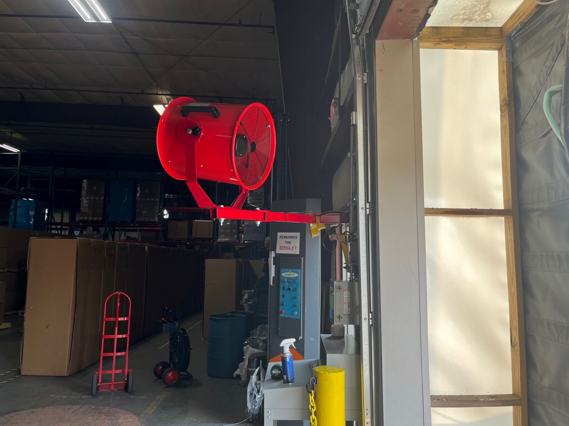 Industrial Pedestal Fan Wall Mount Arm | AMS Fans